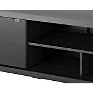 Sonax Holland Extra Wide TV/Component Bench, 70.75", Ravenswood Black