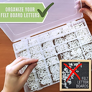 Outdoor 360 Plastic Organizer Box with Dividers 2 pack - 36 Compartment Organizer - Bead Organizer - Best for Bead Storage, Felt Board Letters, Fishing Tackle, Loom Bands (2)