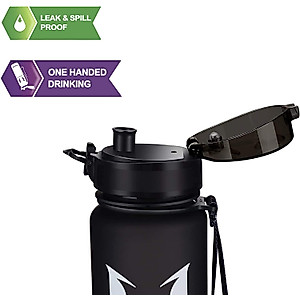 Super Sparrow Water Bottle - 17 oz - BPA & Toxic Free Tritan Water Bottles - One Touch Opening - Leak-proof Plastic Bottle - Kids Water Bottle for Office, Gym, Outdoor, Sports