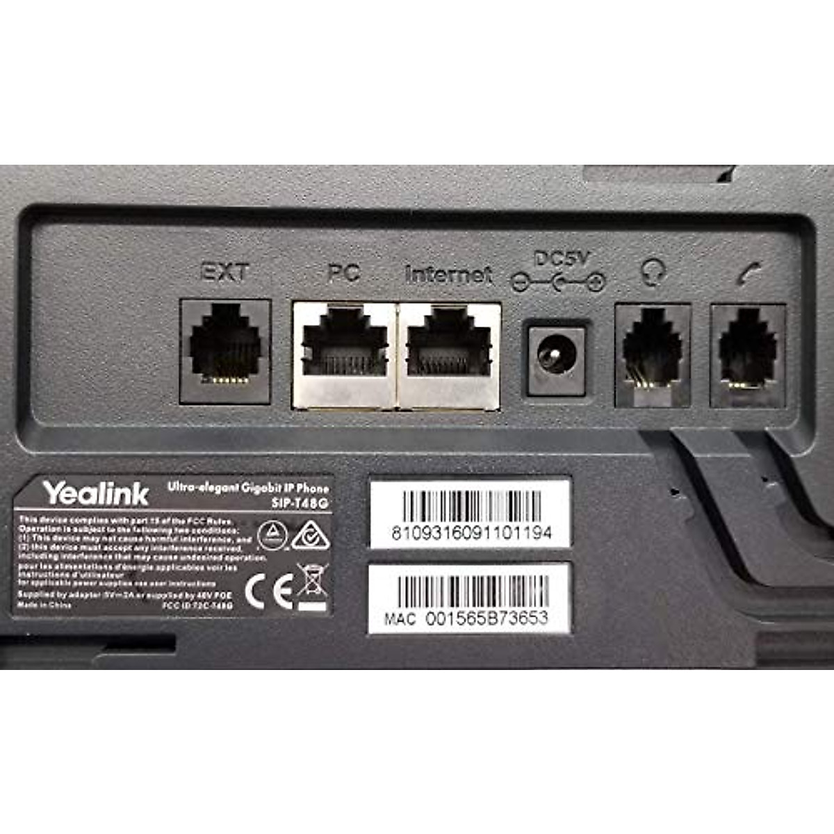 Yealink SIP-T48G Gbit VoIP Phone Ultra-Elegant Touchscreen