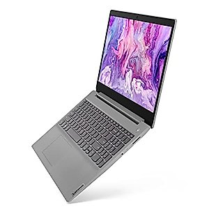 Newest Lenovo IdeaPad 3i Laptop - 15.6" FHD Display - Intel Dual-Core i3-1115G4 - Intel UHD Graphics - 8GB RAM DDR4 - 256GB NVMe SSD - HDMI WiFi Bluetooth - Gray - Windows 11 Pro w/32GB USB Drive