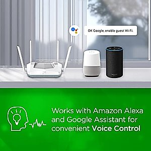 D-Link Eagle Pro Ai WiFi 6 Smart Internet Router (AX3200) - Optimized for Gaming & Streaming, Compatible with Alexa and Google, AX3200 (R32)
