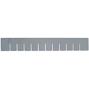 Quantum Storage Systems DS93030 Short Divider for Dividable Grid Container DG93030, Gray, 6-Pack
