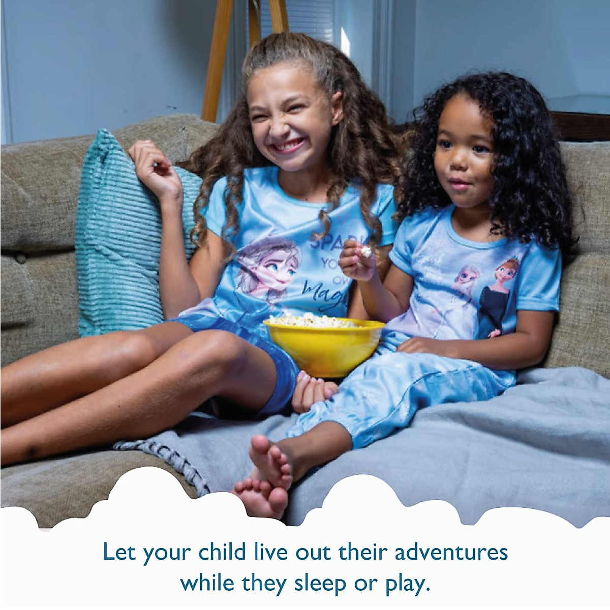 Disney Girls' Frozen Fantasy Gown Nightgown, ELSA IN BLUE 2, 3T