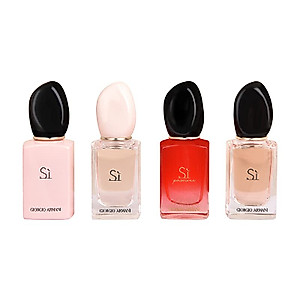 GIORGIO ARMANI Variety Mini Womens Perfume Si Collection Gift Set 0.17 oz Splashes