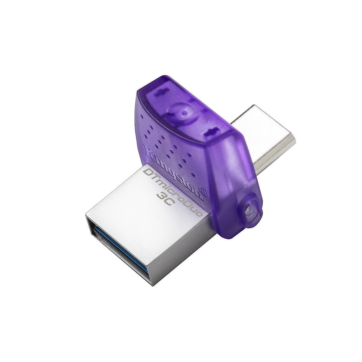 Kingston DataTraveler microDuo 3C 256GB USB-C & USB-A Flash Drive | Speeds up to 200 MB/s | USB 3.2 Gen 1 | Duo Connector | DTDUO3CG3/256GB