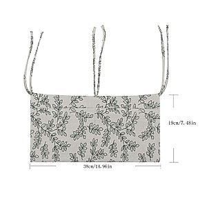 LANGYI Bedside Hanging Bag For Baby Crib Diaper Storage Bag Crib Organizer Bag Nappy Bag Dormitory Bed-Bunk Organizing Bag Bedside Organizer Bag