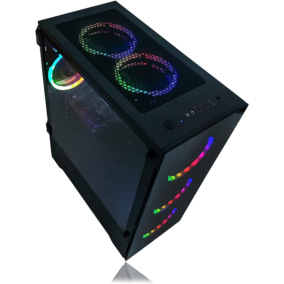 Alarco Gaming PC Desktop Computer Intel i7 3.40GHz,16GB Ram,1TB Hard Drive,Windows 10 pro,WiFi Ready,Video Card Nvidia GTX 750 4GB, 6 RGB Fans with Remote