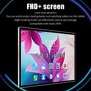 Yoidesu 2 in 1 Tablet, 10.1 Inch Android 12 Tablet, FHD Display with Keyboard and Mouse, 8 Core Processor, 7000mAh, Dual Card Slot, Front and Rear Cameras, 8GB RAM 256GB ROM (US Plug)
