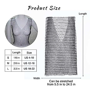 DRESBE Rhinestone Mesh Body Chains Hollow Tank Tops Bikini Crop Top Party Body Jewelry Accessories for Women and Girls (Black-V Neck-L)