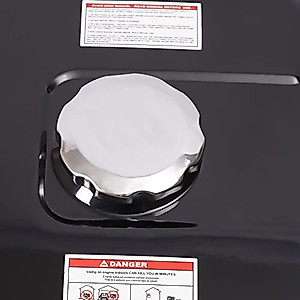 420CC Gas Engine, 15 HP Gasoline Motor Engine 4 Stroke Recoil Start Replacement Engine OHV Pull Start Garden Tool Gas Motor (Black)