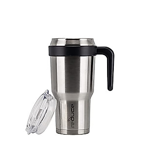 Reduce 40 oz Tumbler with Handle and Straw, Stainless Steel with Sip-It-Your-Way Lid - Keeps Drinks Cold up to 34 Hours - Sweat Proof, Dishwasher Safe, BPA Free - Stainless Steel Mug