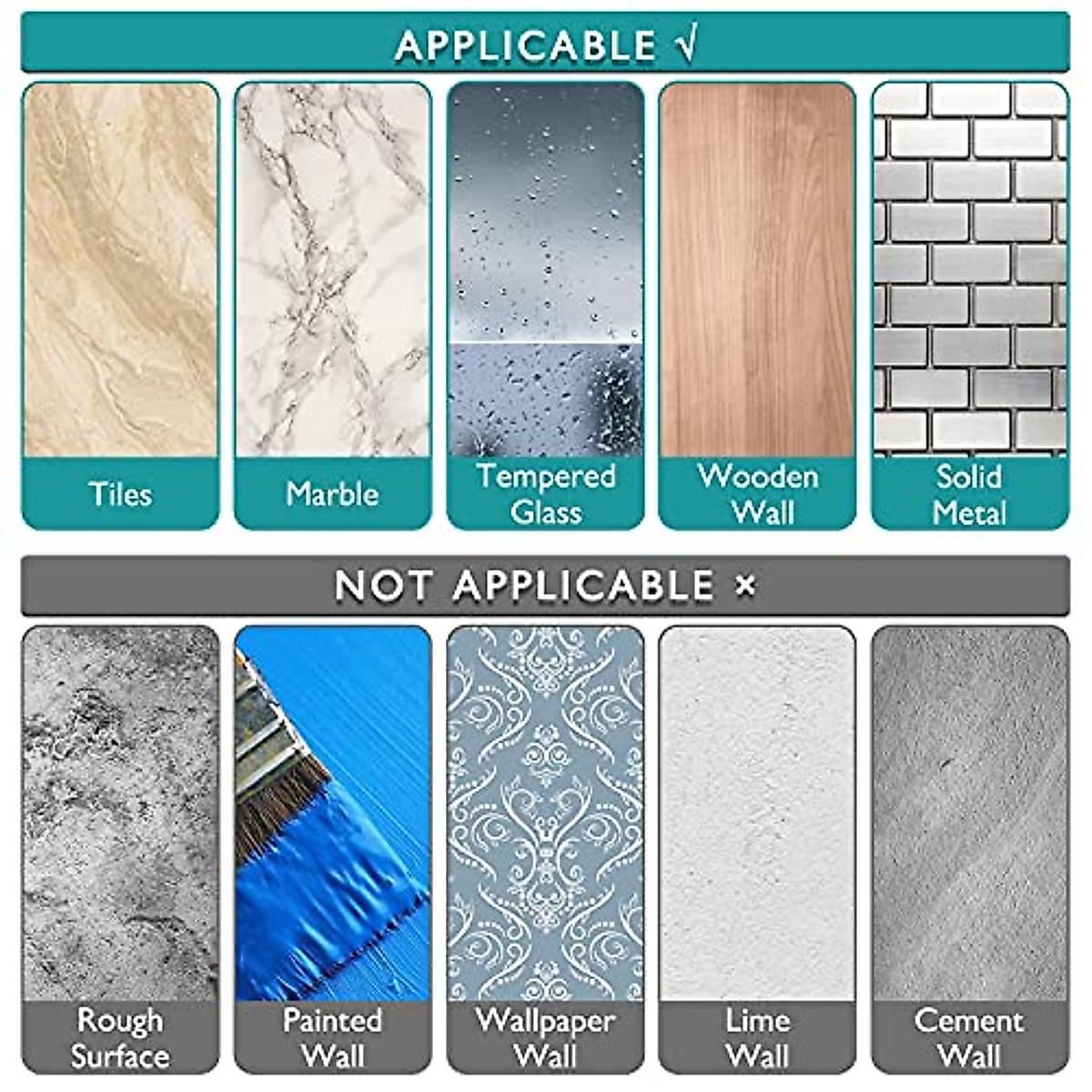 Lagute 2-Pack Corner Shower Caddy, SUS304 Stainless Steel, Wall Mounted Bathroom Shelf with Adhesive, Rustproof Storage Organizer for Toilet, Dorm and Kitchen, No Drilling, Silver