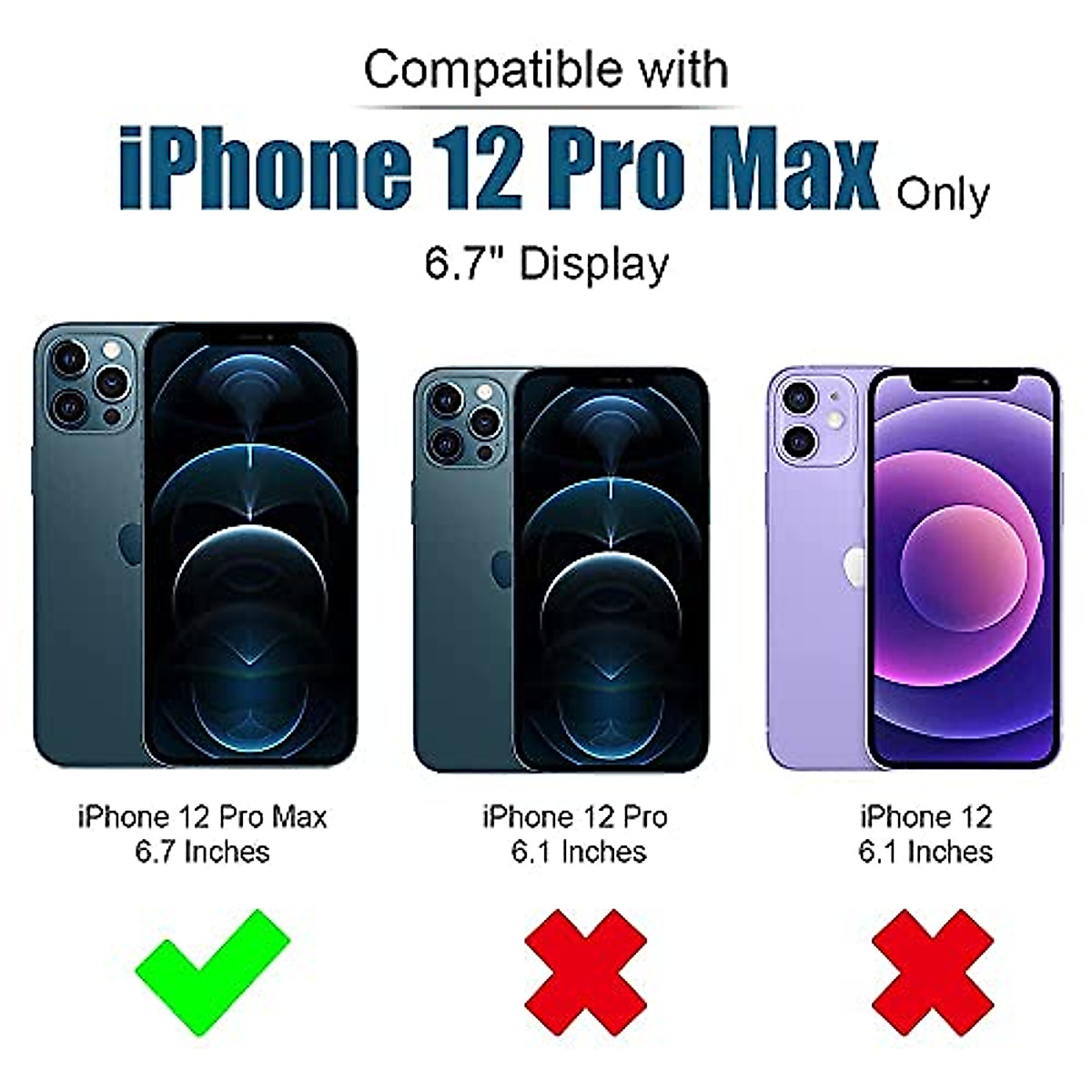 Casus Logo View Compatible with iPhone 12 Pro Max Case Slim Premium Vegan Leather Classic Luxury Elegant Thin Cover (2020) 6.7" (Brown)