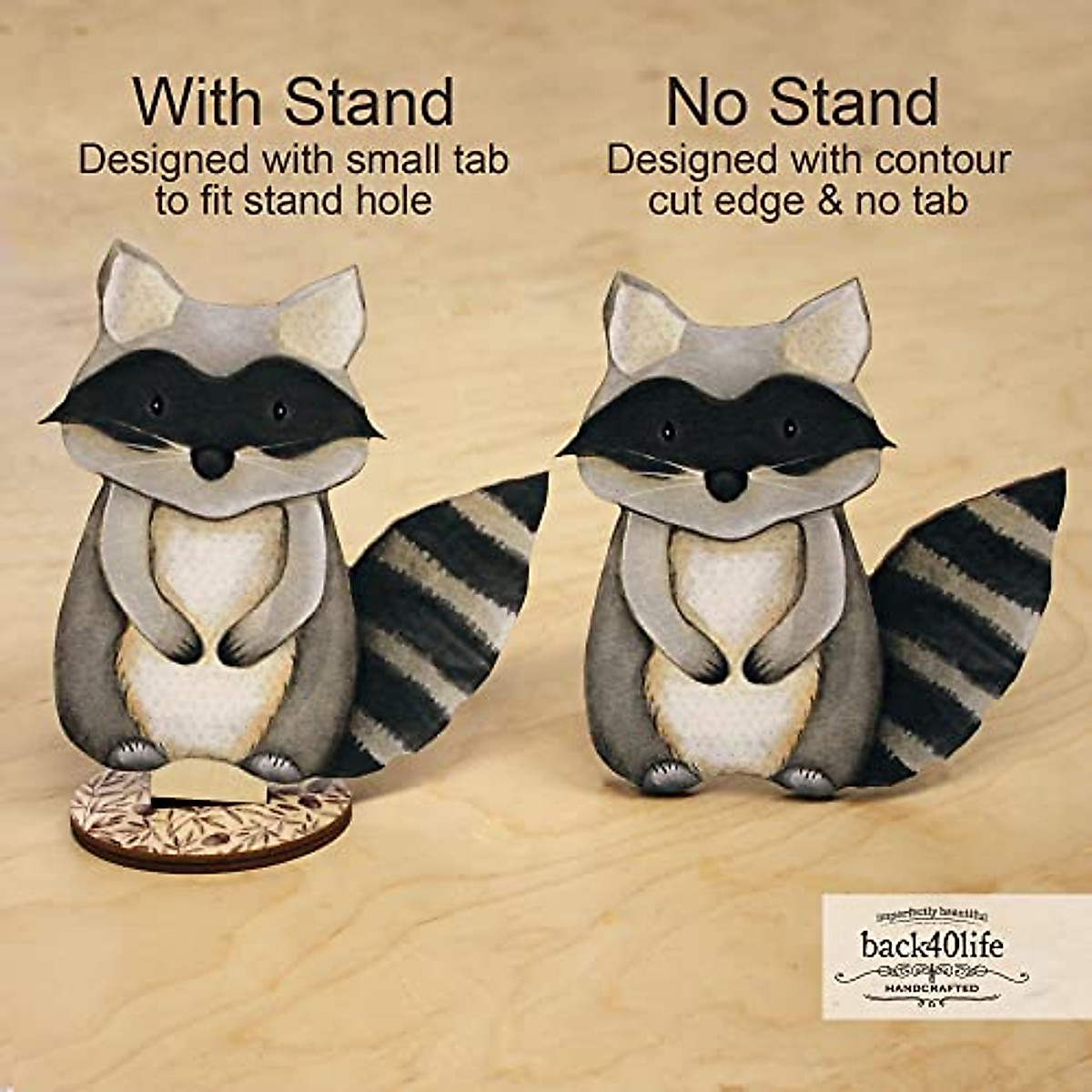 Forest Critters Painted Wooden Animal Cutout Shapes (Small (bundle of 8))