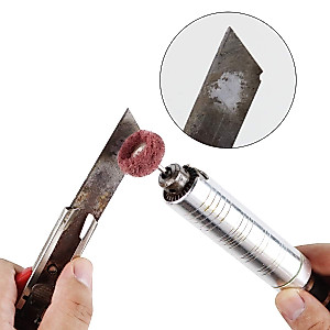 HIPOGT 100 Pcs Abrasive Wheel Buffing Polishing kit for Rotary Polishing Tool Grinding Accessories 3mm Mandrel