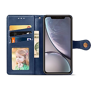 Compatible with Oppo Reno2 Case,Compatible with Oppo Reno 2 PU Leather Card Slot Flip Stand Wallet Protective Cover LAN