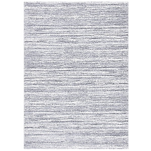 SAFAVIEH Cyrus Shag Collection 8' x 10' Grey/Ivory CYR128F Modern Abstract Non-Shedding Living Room Bedroom Dining Room Entryway Plush 0.8-inch Thick Area Rug