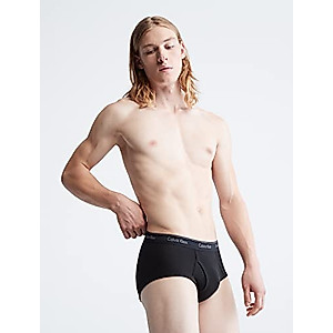 Calvin Klein Men's Cotton Classics 5-Pack Brief, 5 Black, X-Large