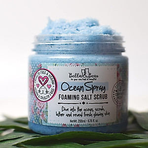 Bella & Bear Ocean Spray Scrub, No Sulphates, Parabens, No Harmful Chemicals, Cruelty-Free, Vegan-Friendly, Exfoliating, 6.7oz