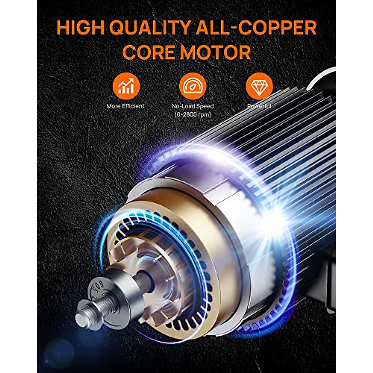 ENGiNDOT Hammer Drill, 1/2-Inch 6-AMP Corded Electric Hammer Drill with 2800RPM, Variable Speed, Drill Chuck, 10 Drill Bits for Home Improvement, Concrete, Steel, Wood (NOT for Reinforced Concrete)