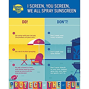 Banana Boat Sport Cool Zone SPF 50 Sunscreen Spray Twin Pack | Sport Sunscreen Spray SPF 50, Clear Sunscreen Spray, Banana Boat Sunscreen Spray SPF 50, Oxybenzone Free Sunscreen Pack, 6oz each