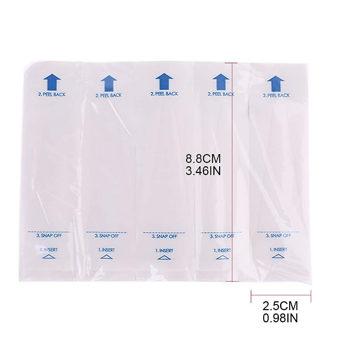 100Pcs/Box Digital Thermometer Probe Cover Sleeve For Armpit Rectal Electric Glass Thermometer