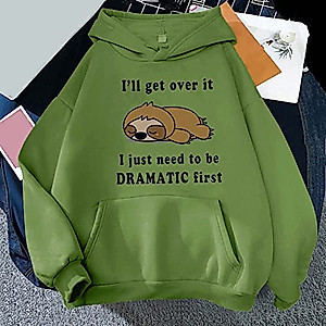 TMJSPOYOU Womens Casual Long Sleeve Crewneck Sweatshirt Striped Printed Loose Pullover Tops Shirts Green