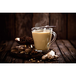 Prospect Tea Co. Caffeinated Vanilla Chai Tea Pods Compatible with K Cup Brewers Including 2.0, 40 Count