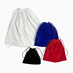 Purple Velvet Dust Bag - Extra Small to Extra Large - Storage bag, Handbag, Sneakers, Gift, Travel, Packaging (L Landscape - 28x22")