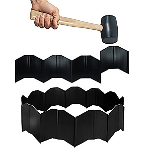 Harrier Interlocking Lawn and Garden Edging, 40 Pieces, 20 Linear Feet