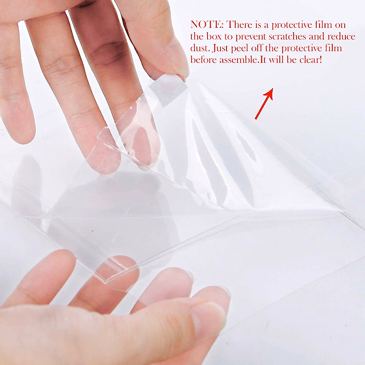 YOZATIA 25PCS Transparent Boxes 2.4 x 2.4 x 2.4 inch, Candy Box, Clear Favor Boxes Gift Boxes for Wedding, Party and Baby Shower Favors
