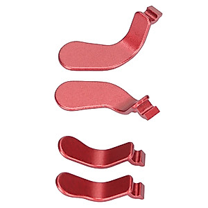 4pcs Controller Paddles for One Elite Series 2, Replacement Controller Parts, Stainless Steel, Convenient to Use.