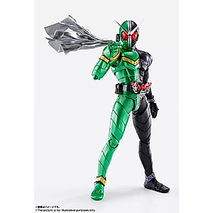 TAMASHII NATIONS - Fuuto PI - (Shinkocchou Seihou) Kamen Rider Double Cyclone Joker Futo PI Animated Anniversary, Bandai Spirits S.H.Figuarts Action Figure
