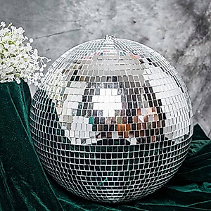 Efavormart 16" Groovy Glass Mirror Disco Ball Party Decoration for Wedding Event Birthday Party