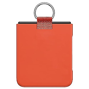 AICase for Samsung Galaxy Z Flip 5 Case with Ring, Protective Slim Thin Fit Women Girl Cute Phone Case for Samsung Galaxy Z Flip 5 5g, Orange