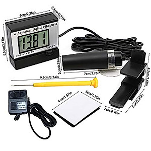 Digital pH Monitor Meter Water Quality Monitoring Tester Mini PH Monitor Tester (110V US Plug)