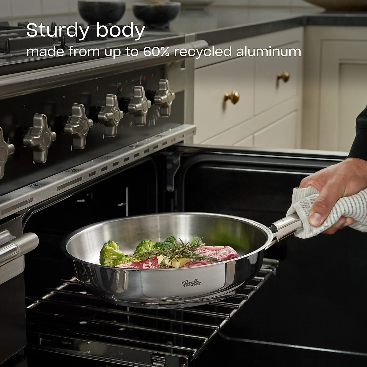 Fissler Steelux Pro Stainless Steel Fry Pan, 11”