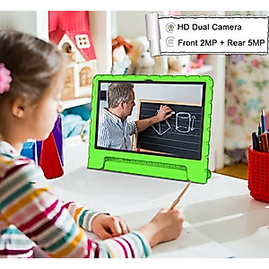 NOBKLEN Kids Tablet, 10" WiFi Tablet for Kids, Android 13.0 Toddler Tablet with Dual Camera 4GB 64GB 1200 * 800 HD IPS Touchscreen 8000mAh Pre-Installed Parental Control Kid-Proof Case