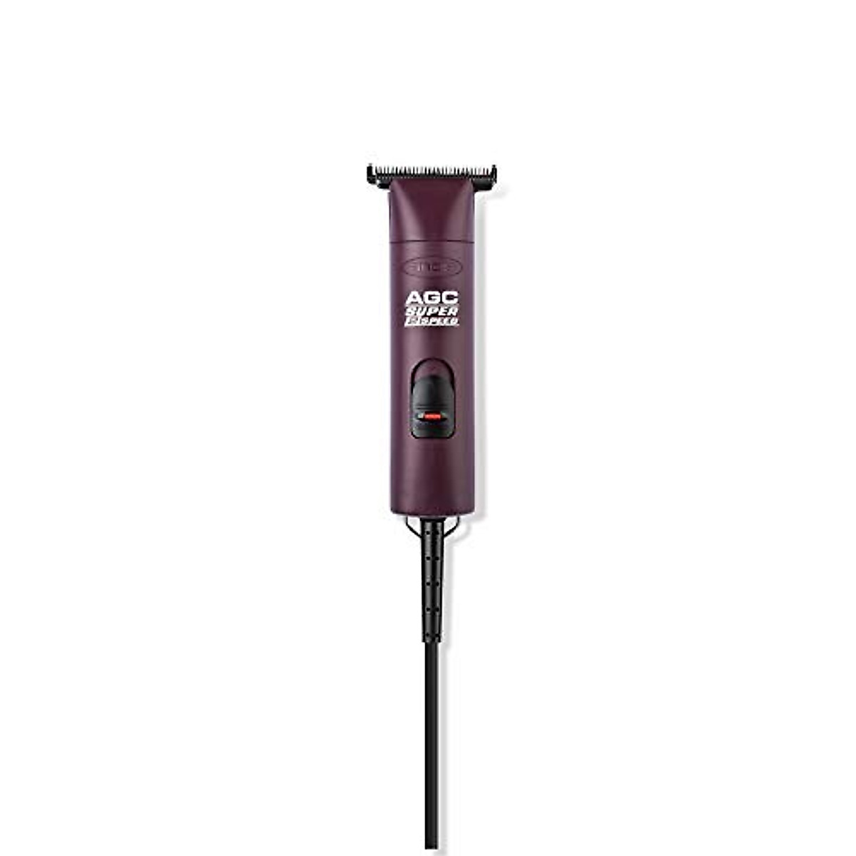 Andis – 22330, Professional AGC Super 2-Speed Horse Clipper with Detachable Blade - Cool & Quiet Running Design - Includes Ultra Edge Size T-84 Blade for Complete Horse Grooming - Burgundy