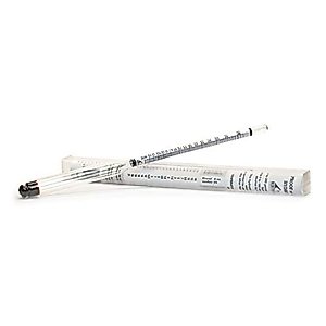 North Mountain Supply Premium Glass Proof & Tralle Hydrometer Alcoholmeter - Made in France - Lead & Mercury Free