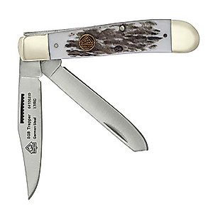 Puma SGB Trapper POM Commando Stag Folding Pocket Knife