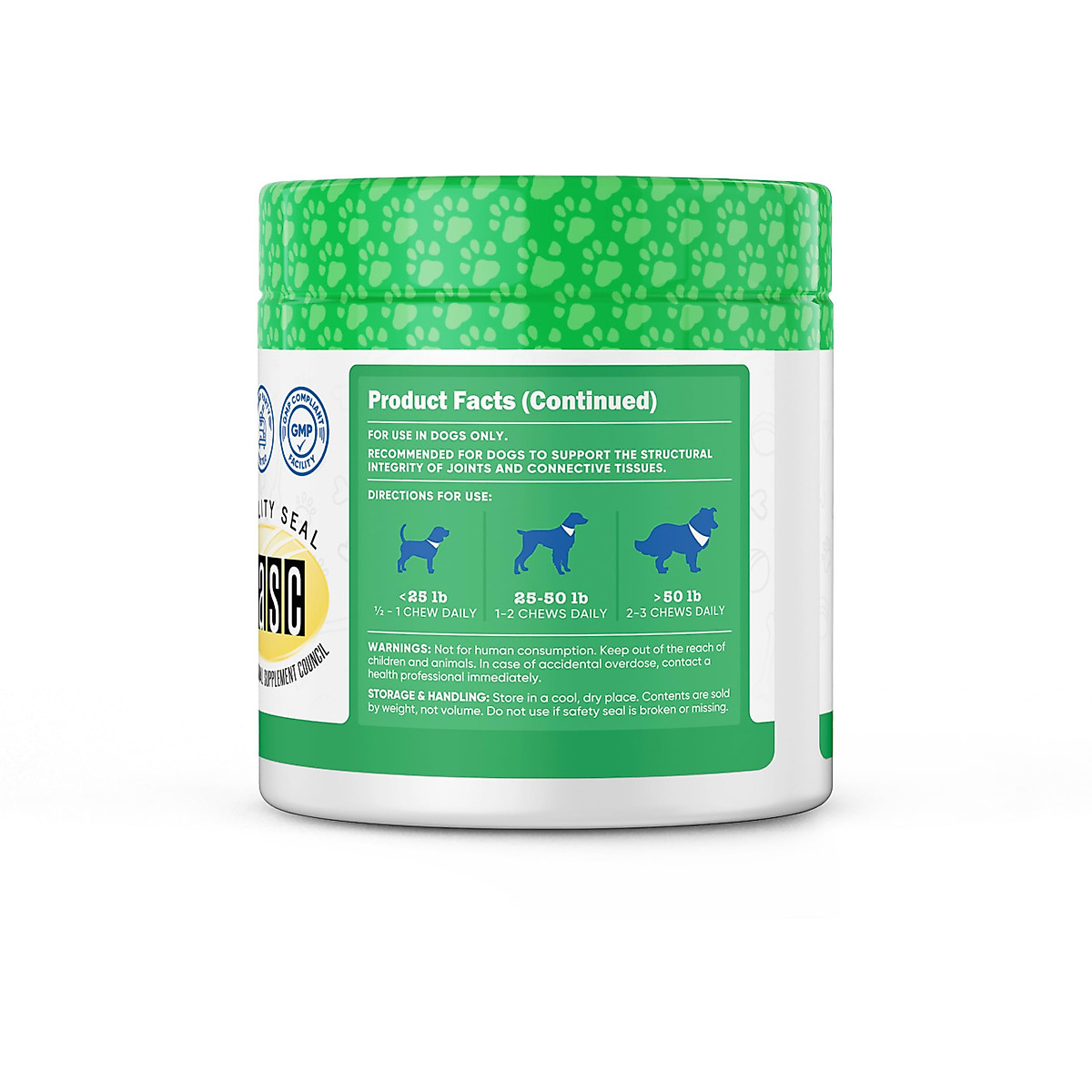 Nutricost Pets Hip & Joint Support Soft Chews for Dogs (Beef Flavored) 60 Soft Chews - Supports Healthy Joints & Mobility, NASC Certified