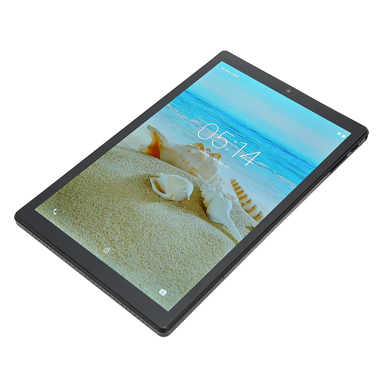 Haofy Tablet PC, 5G WiFi 5000mAh 10 Inch Tablet 100‑240V Octa Core CPU 3 Card Slots IPS Screen for Study (US Plug)