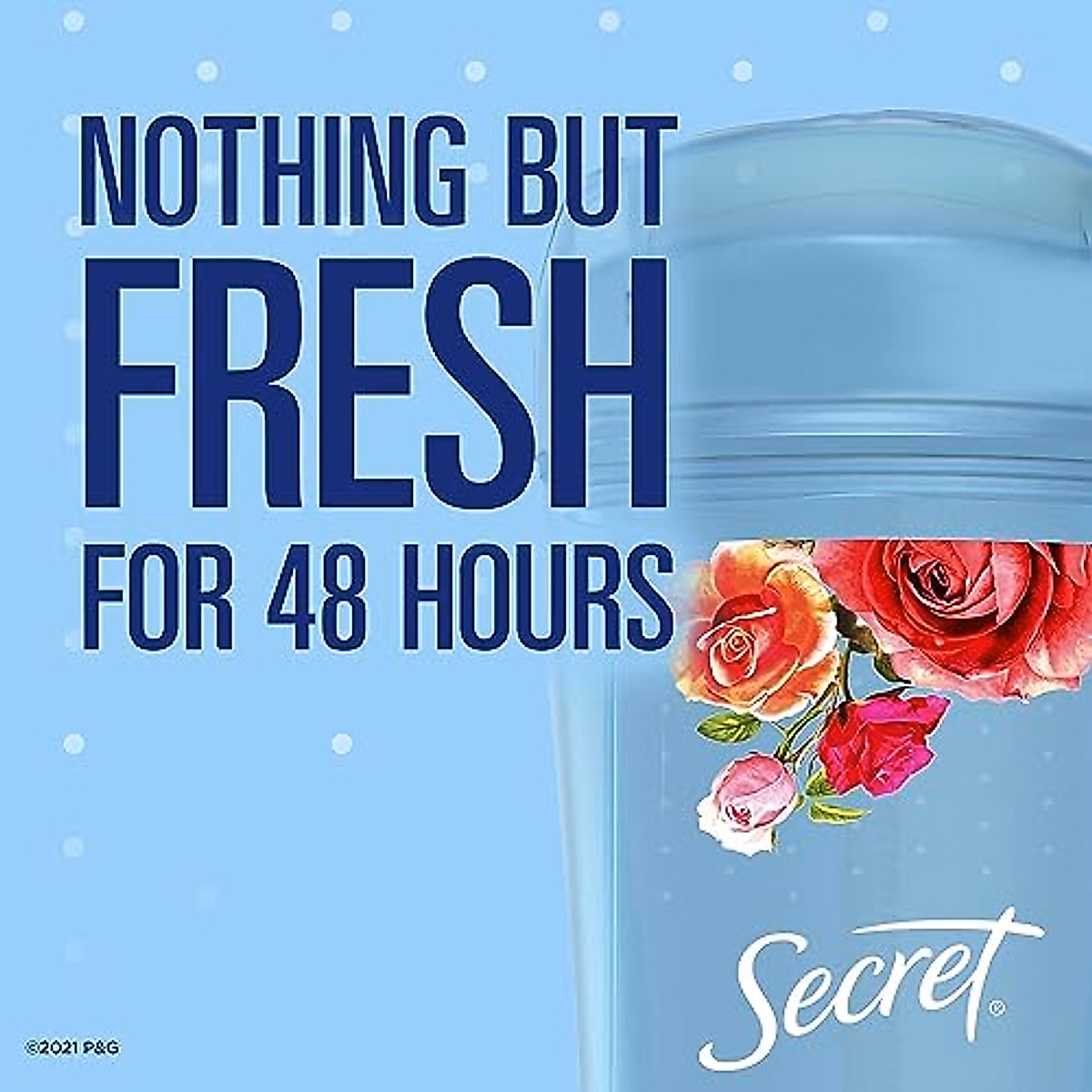 Secret Antiperspirant and Deodorant Women, Delicate Rose Scent, Clear Gel 3.4 oz (Pack of 3)