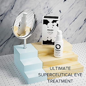 Priori Skincare Eye Crème with CoQ10 Lactic Acid Retinol Caffeine SOD Age Defying Eye Cream Corrective Hydrating Rejuvenating Eye Treatment 0.5 fl oz