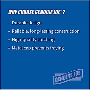 Genuine Joe Joe Janitor Lobby Blend Broom, Nickel