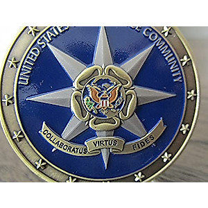 United States Intelligence Community Reaper IC Intel SIGINT Challenge Coin