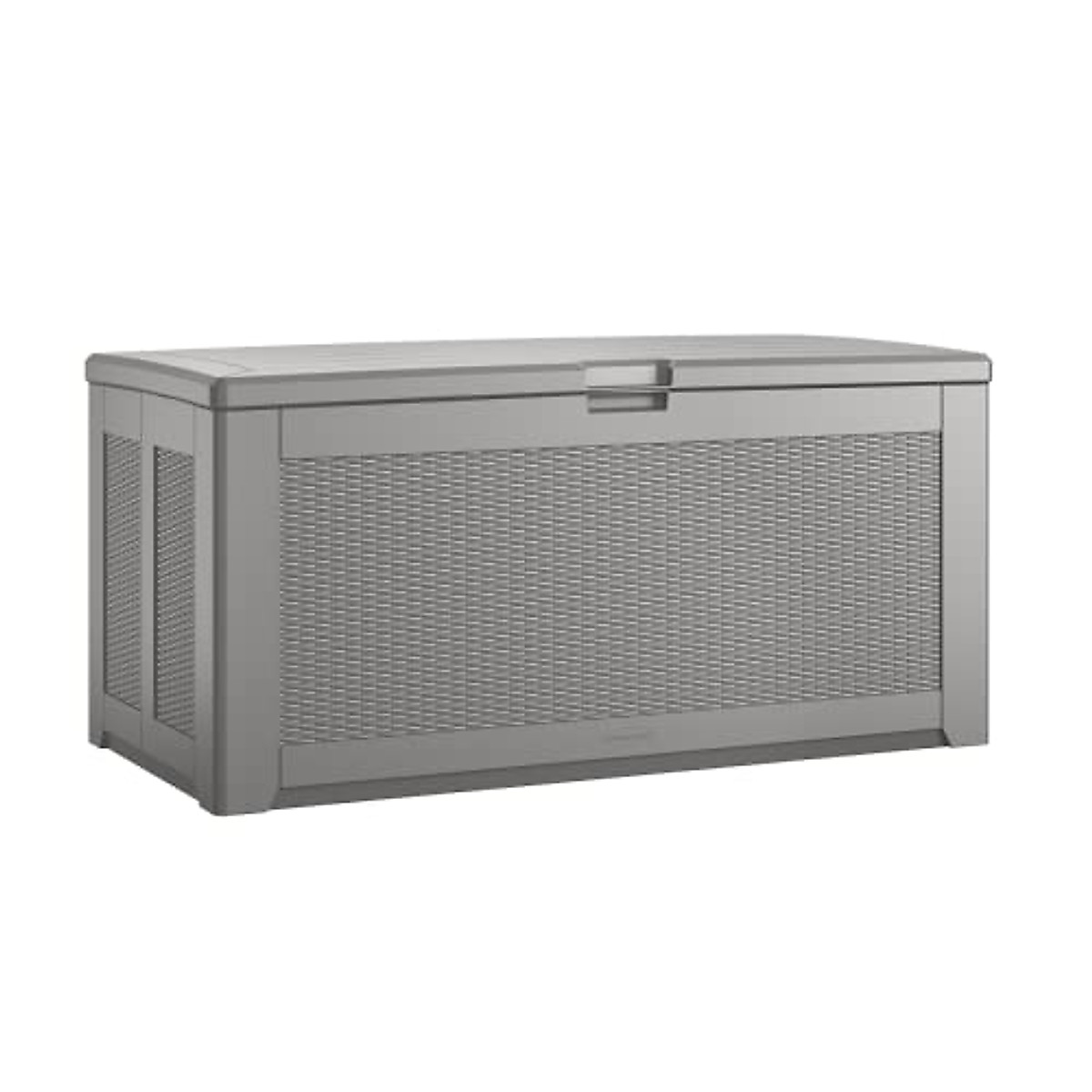 Rubbermaid Outdoor Deck Box, Extra Large, Weather Resistant, Gray for Lawn, Garden, Pool, Tool Storage, Home Organization & Scotchgard Sun and Water Shield, Repels Water, 10.5 Ounces
