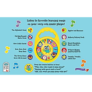 ABC 123 Sing, Read & Play - Children's Deluxe Music Player Toy and Board Book Set, Ages 1-5